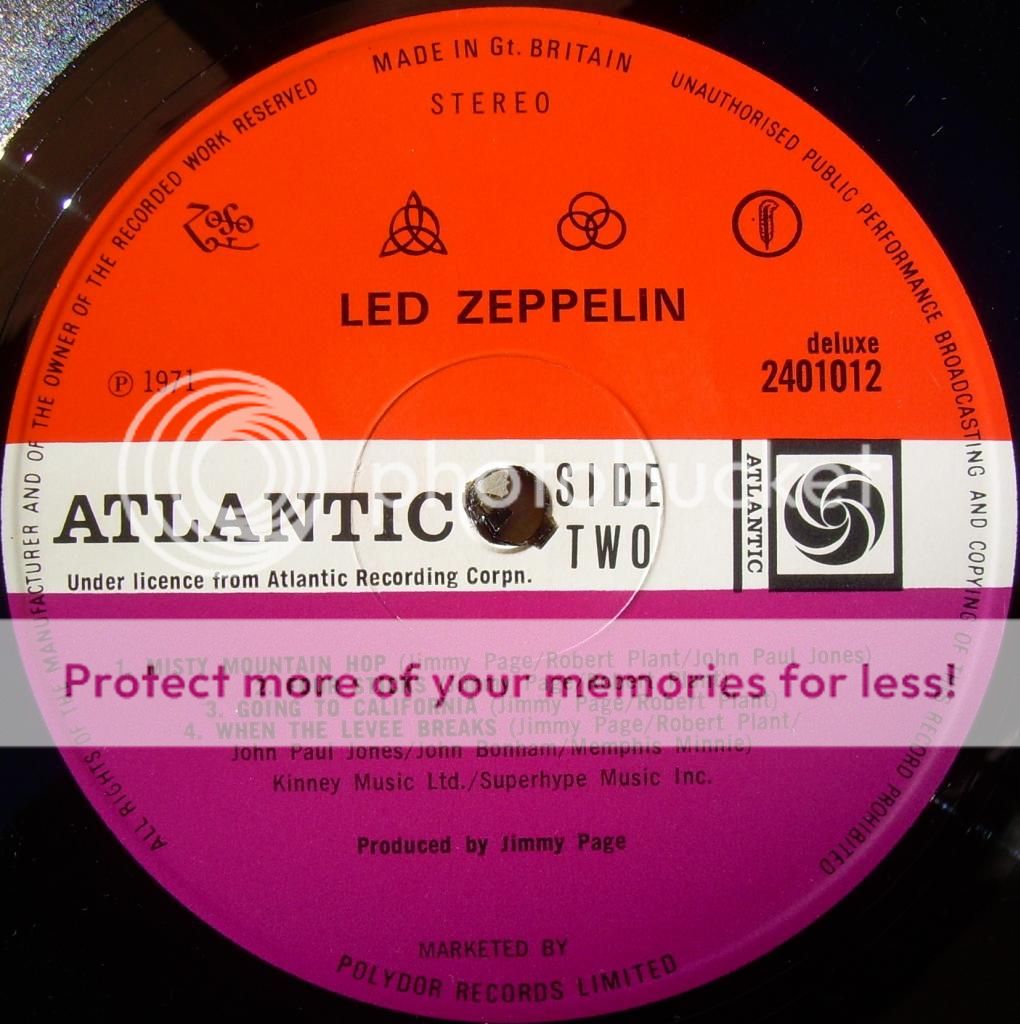 Led Zeppelin IV UK Plum Vinyl - Terrific! | Steve Hoffman Music Forums