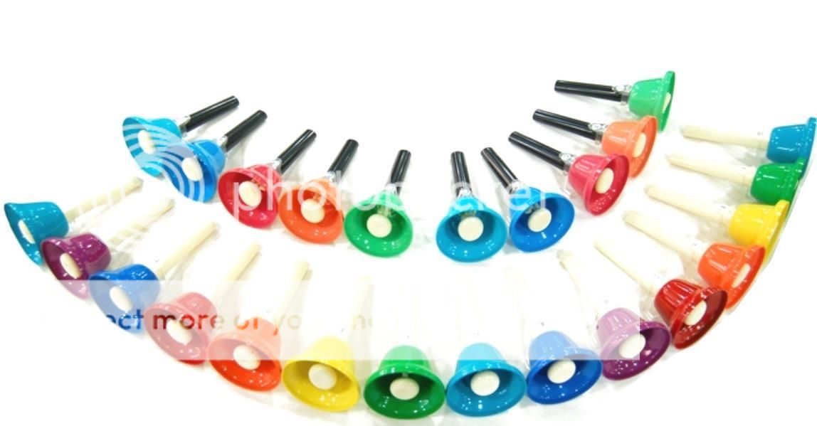 Professional Color Handbell Set Choir Music Hand-bells Instrument ...